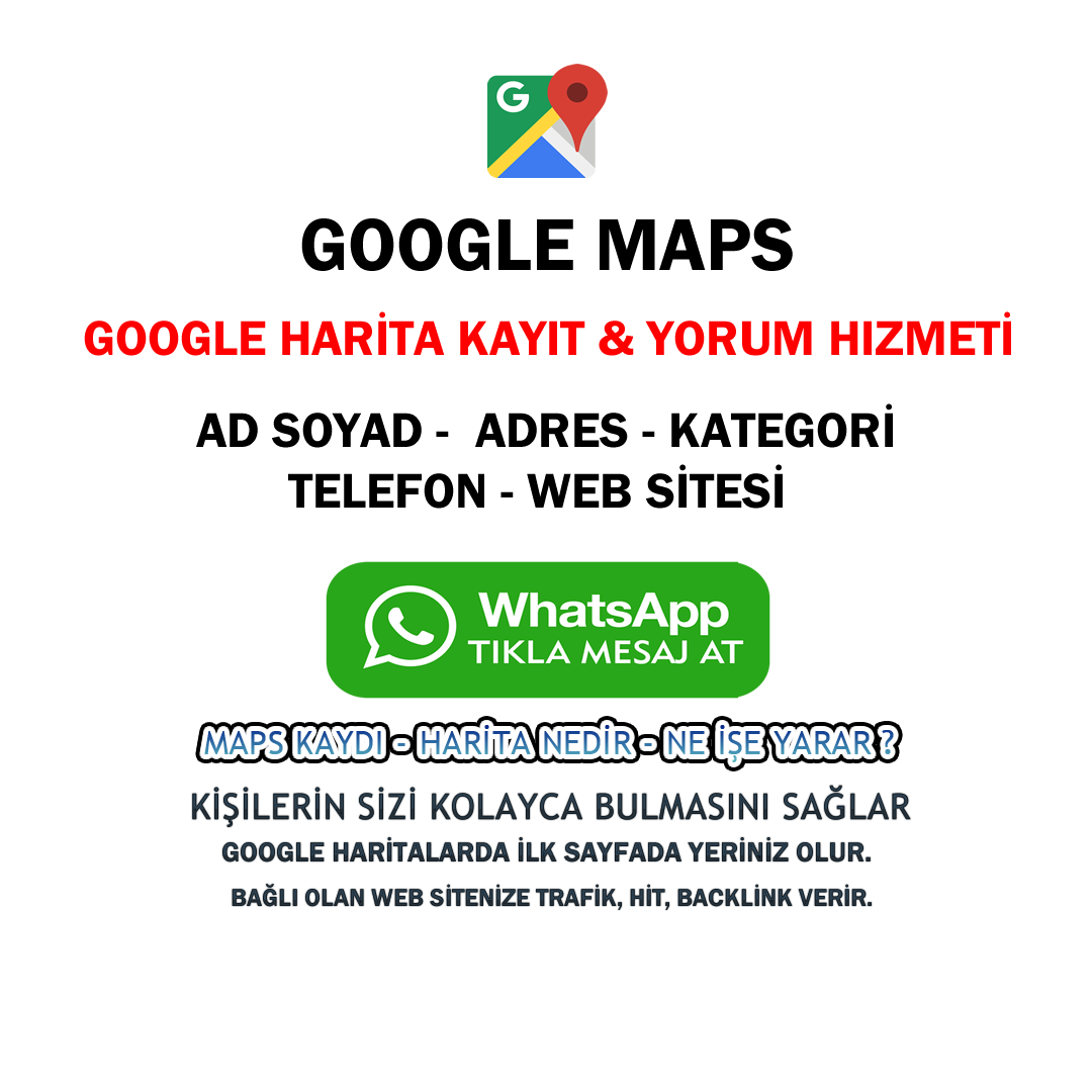 Google Harita Kayıt Hizmeti - Google Maps / Haritalar Konum Ekleme ...