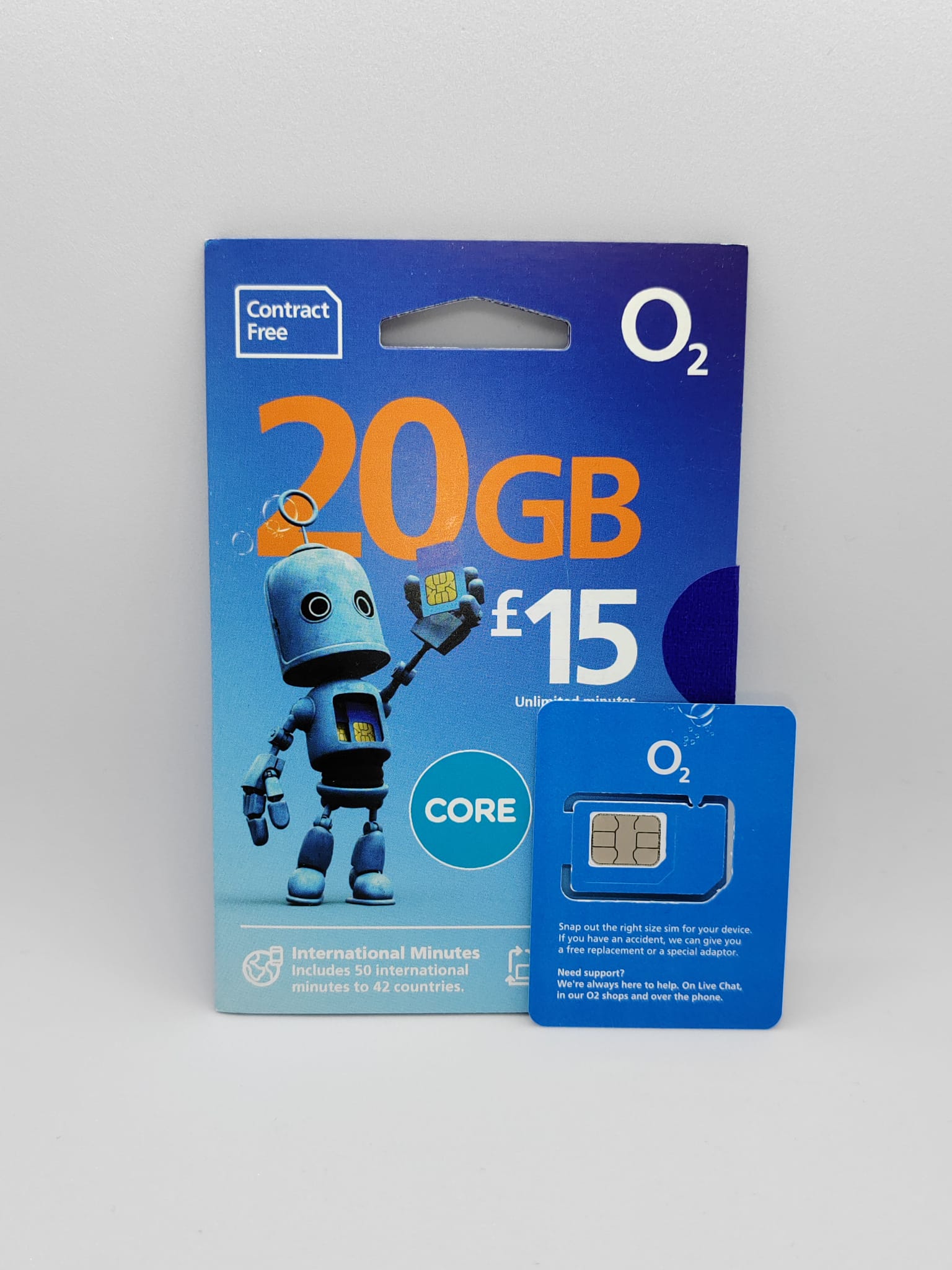 O2 Marka İngiltere Fiziksel Sim Kart +44 Ülke Kodu O2 İngiltere Sim ...