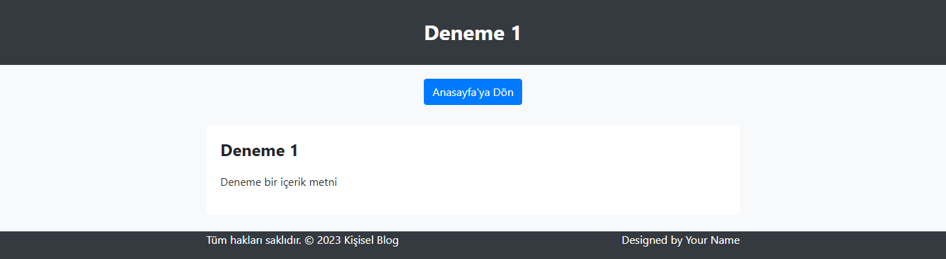 PHP & Bootstrap ile hazırlanmış basit Blog yazılımı - R10.net
