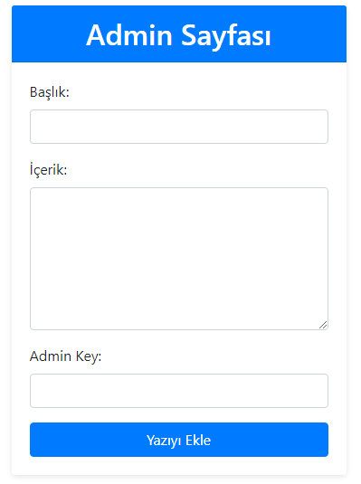 PHP & Bootstrap ile hazırlanmış basit Blog yazılımı - R10.net