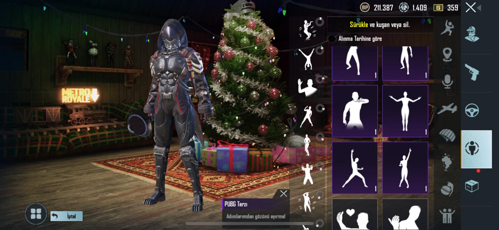 PuBG Mobile ~ Envanter Dolu ~ Geliştirilebilir M24 , M249 , KAR98 , QBZ ...