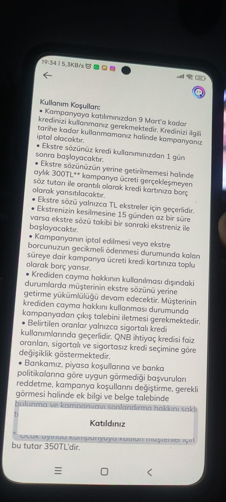 Qnb Finans bank 60 bin TL Sıfır faiz kredi - R10.net
