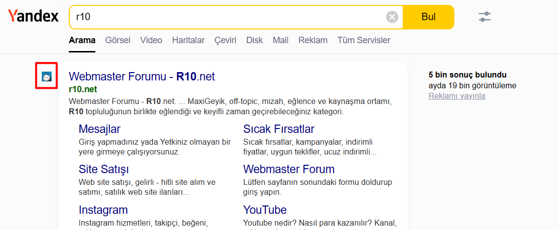 Tarayıcı aramalarına resim nasıl eklenir? | HTML - R10.net