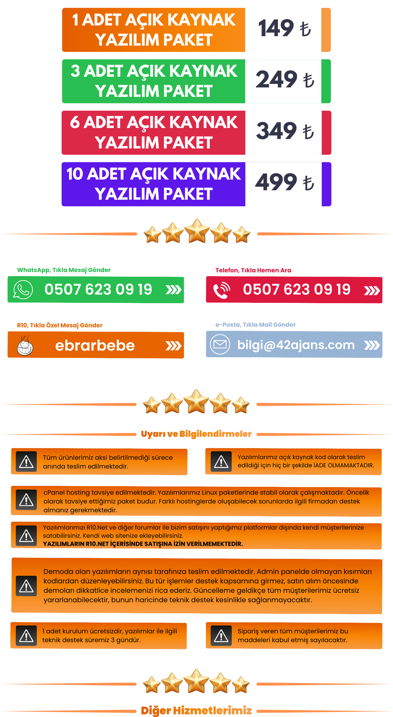 10 ADET SEKTÖREL SCRİPT 149 TL 'den Başlayan Fiyatlar %100 AÇIK KAYNAK ...