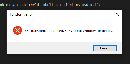 Visual Studio XSLT XML Görüntüleme Sorunu - R10.net