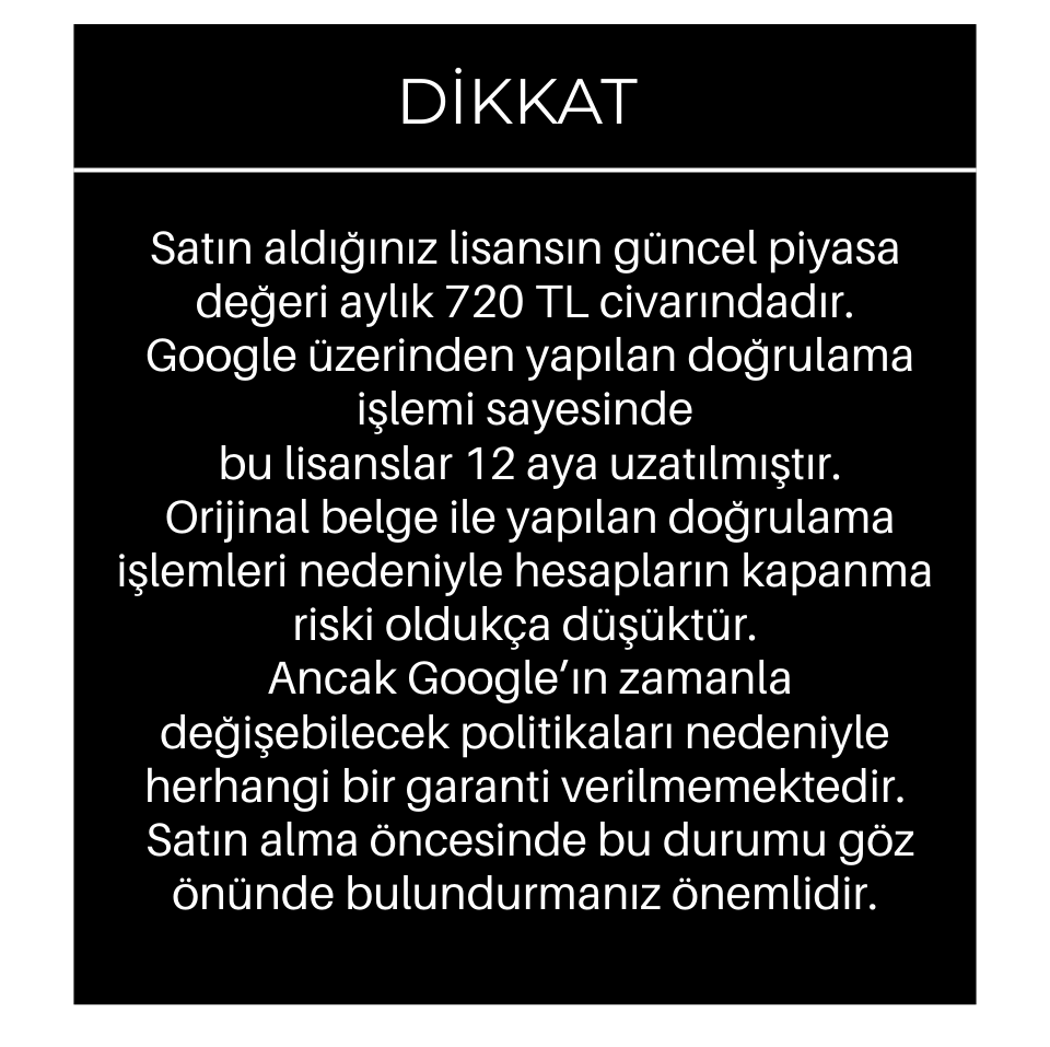 Açık Arttırma 12 Aylık Google Veo 3 ve Gemini Pro Hesabı Belge ...
