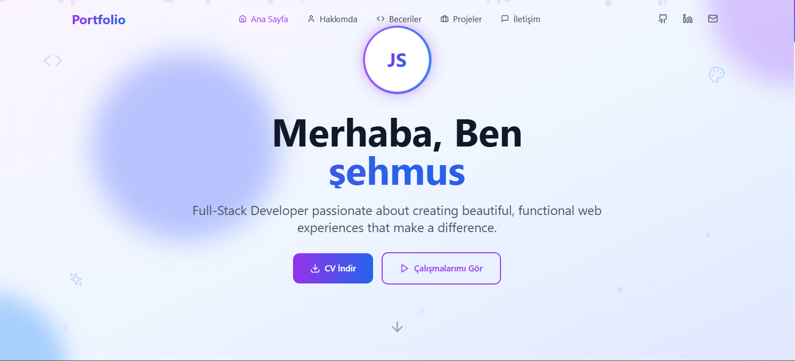 Modern Şık Porfolyo Script ( Node.js & Next.js ) - R10.net