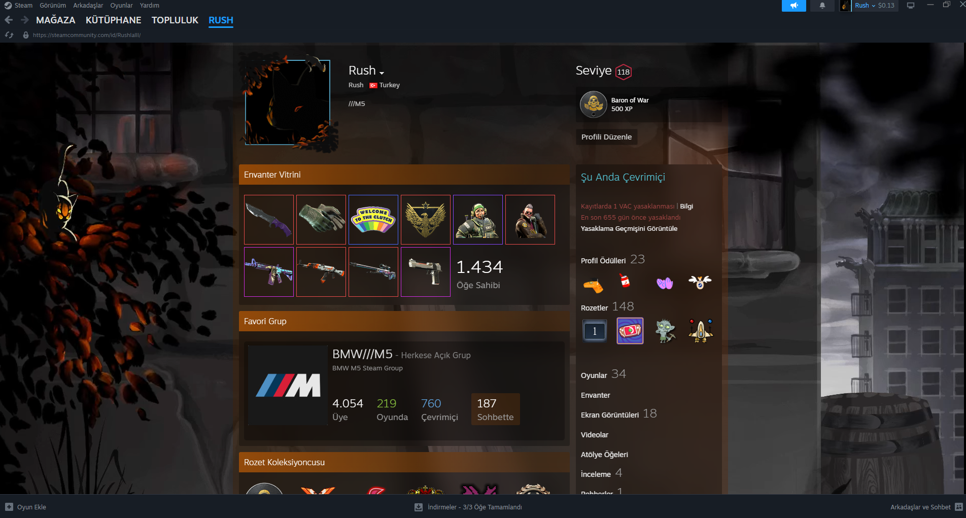 Gta 5 + rust + arma 3 + ets2 + ats + bf1 + assetto corsa + rainbow six ...