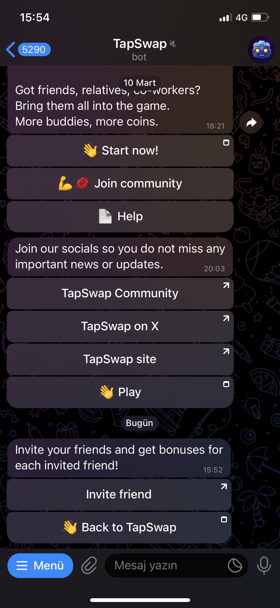 TapSwap Telegram Tıklama Madenciliği - R10.net