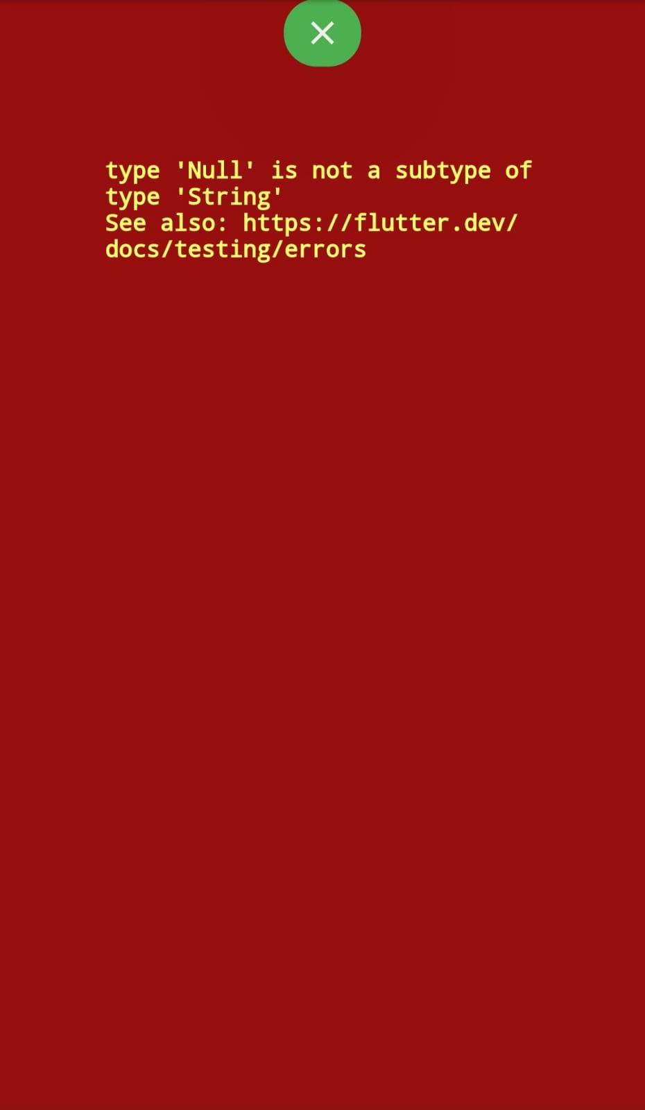 Flutter wallpaper hatası - R10.net