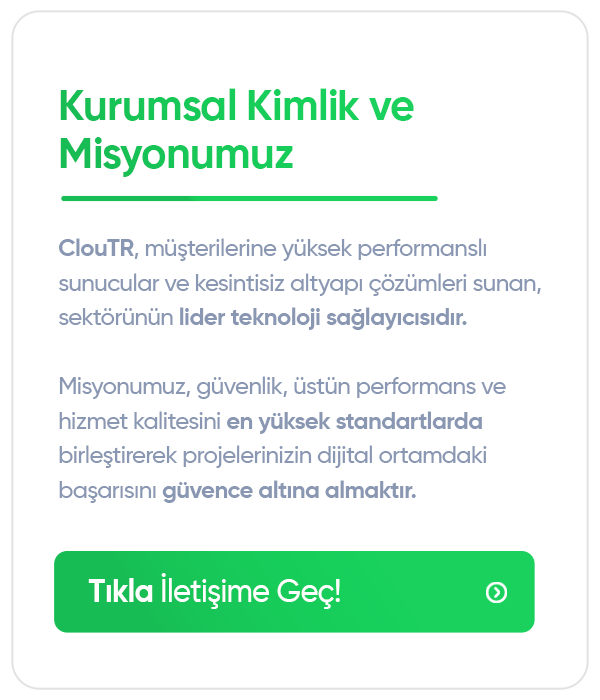 ClouTR ile Tanışın! ⚡ Limitsiz Trafik | SSD Performansı | cPanel | ️ 7/ ...