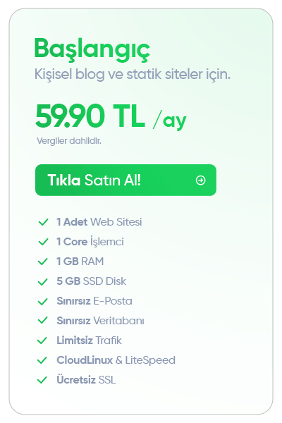 ClouTR ile Tanışın! ⚡ Limitsiz Trafik | SSD Performansı | cPanel | ️ 7/ ...