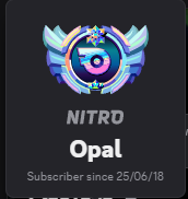 Discord early supporter + opal nitro 2016 hesap - R10.net