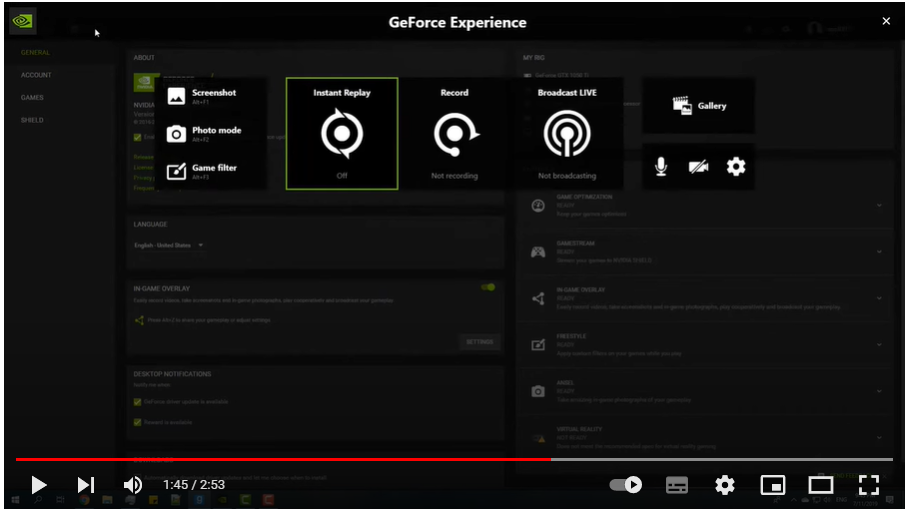 GeForce Experience | Oyun İçi Yer Paylaşımı Çalışmıyor - R10.net