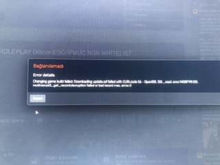 FiveM Gta 5 Hata alıyorum - R10.net