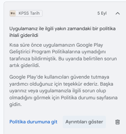 google play 16 KB page size sorunu - R10.net