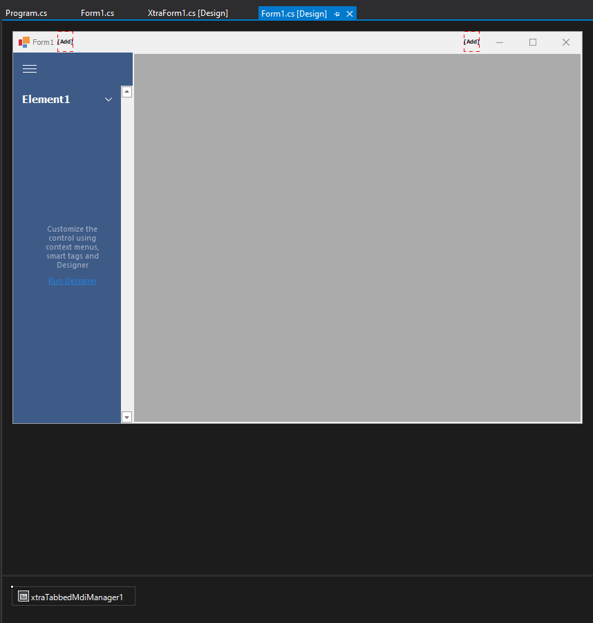 devexpress fluent design form ile mdimanager kullanma - R10.net