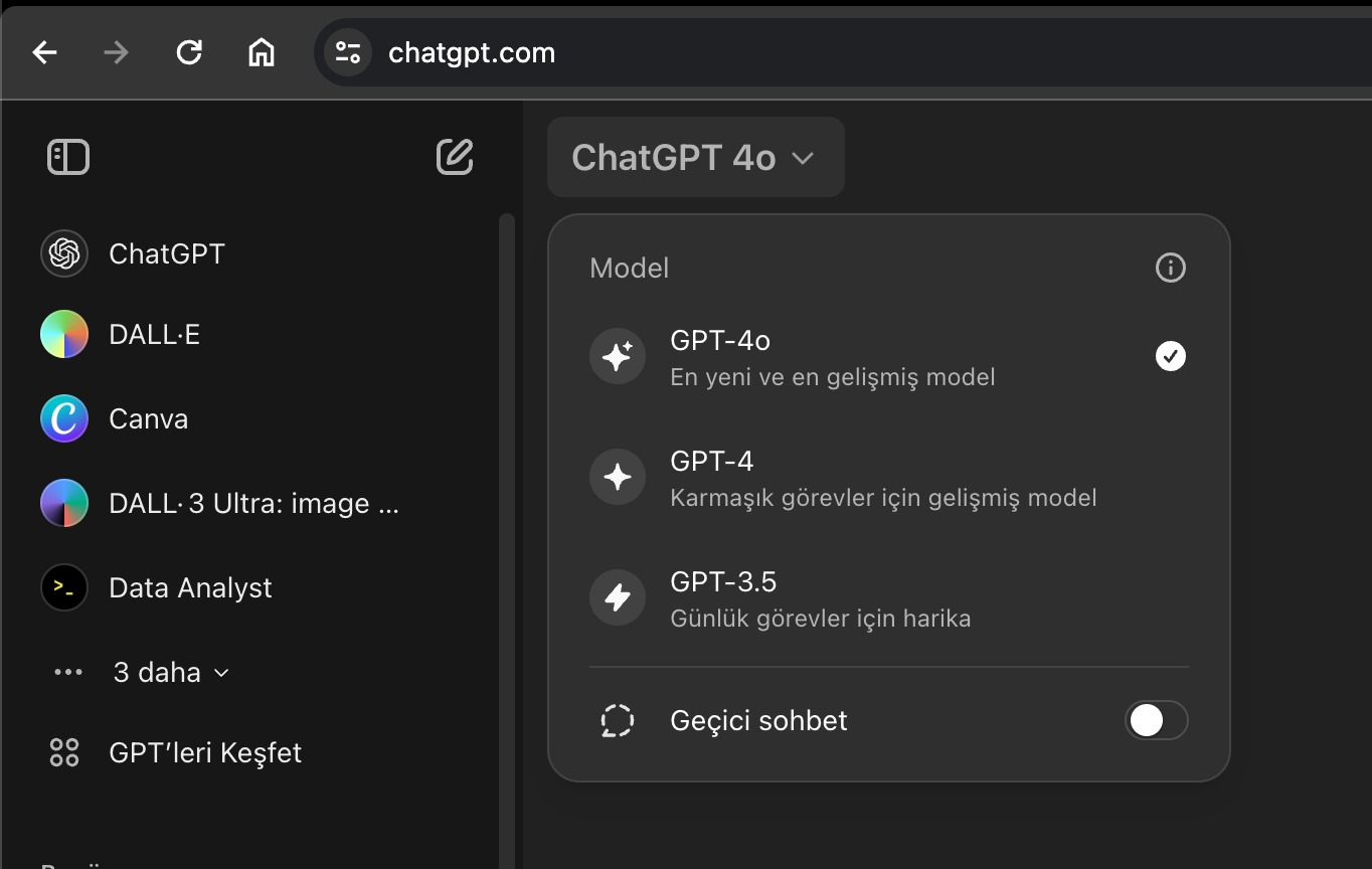Chat-GPT 4 Plus Chat-GPT 4o Hesap 1 AY Garantili ⭐ DALL-E 3 - R10.net